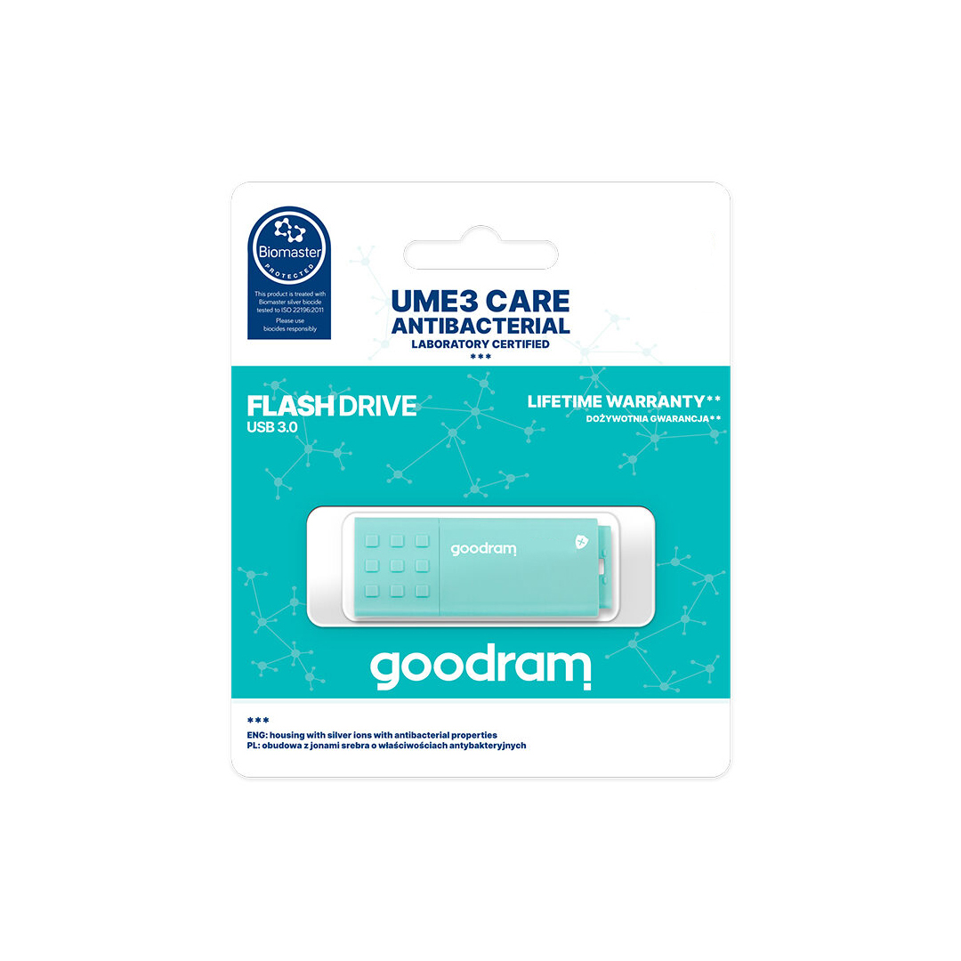 Pen Drive Goodram 32GB CARE USB 3.0 - GreenFever
