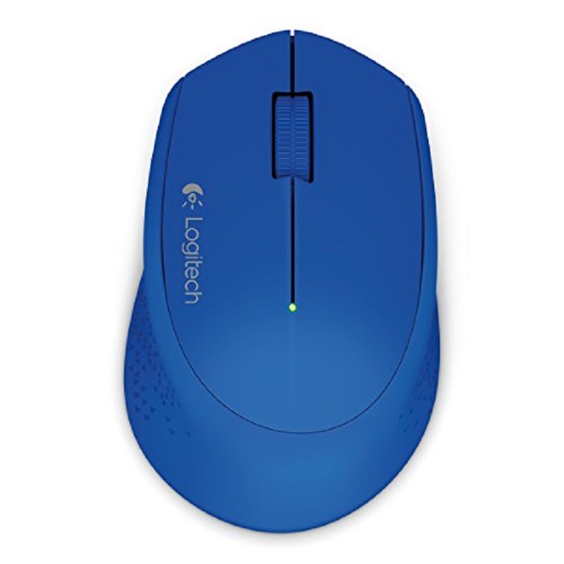 Rato Ergonómico Sem Fios Logitech M280 1000 Dpi Azul - GreenFever